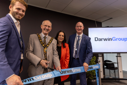 Darwin Group celebrates Telford move after expansion sees 30 new jobs ...